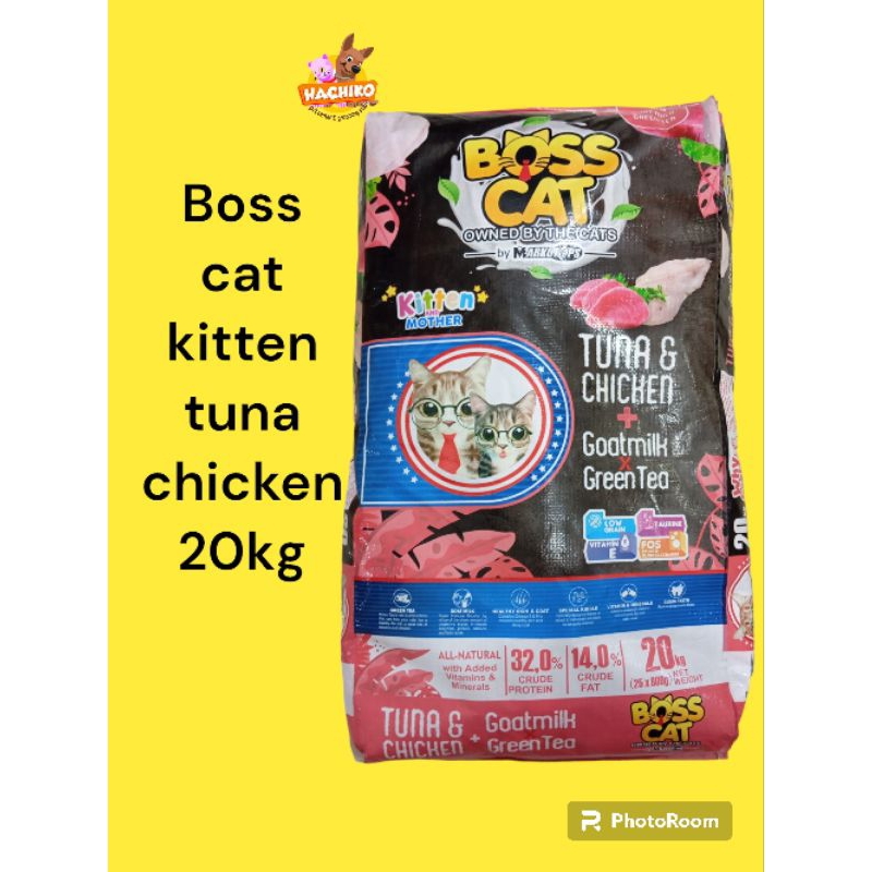 Jual BossCat Kitten Tuna Chicken 20kg (Khusus Instant) | Shopee Indonesia