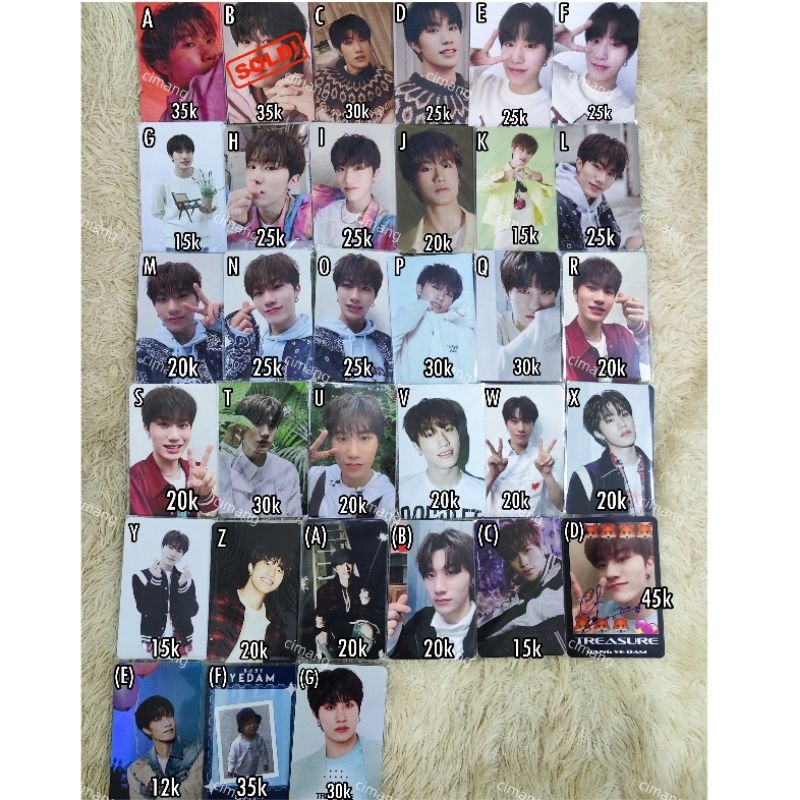 Jual [OFFICIAL] Photocard PC Yedam TREASURE – Era Lama Rare! Harga ...