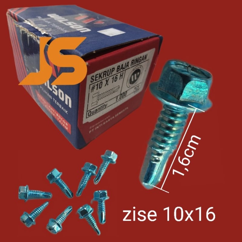 Jual 100 pcs BAUT BAJA RINGAN 10X16 DAN 10X19 | Shopee Indonesia