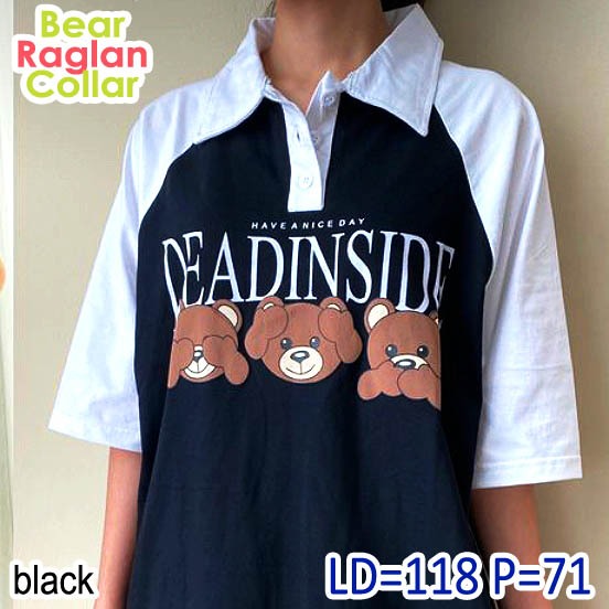 Jual LD 118, RAGLAN COLLAR, KAOS KERAH, BIG SIZE, BLOUSE WANITA ...