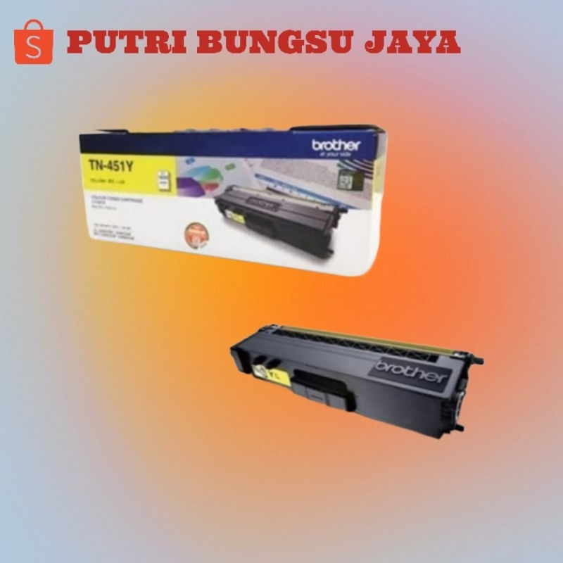 Jual Toner Brother TN-451 Black + TN-451 Colour ( C M Y ) Original ...