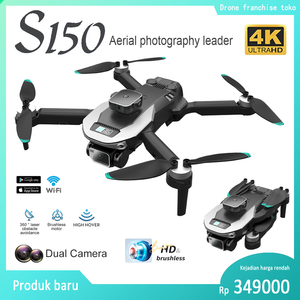 Jual 【Penjualan langsung pabrik】S150 drone, 4K dual camera, motor tanpa berus, 360 ° flip, satu ...