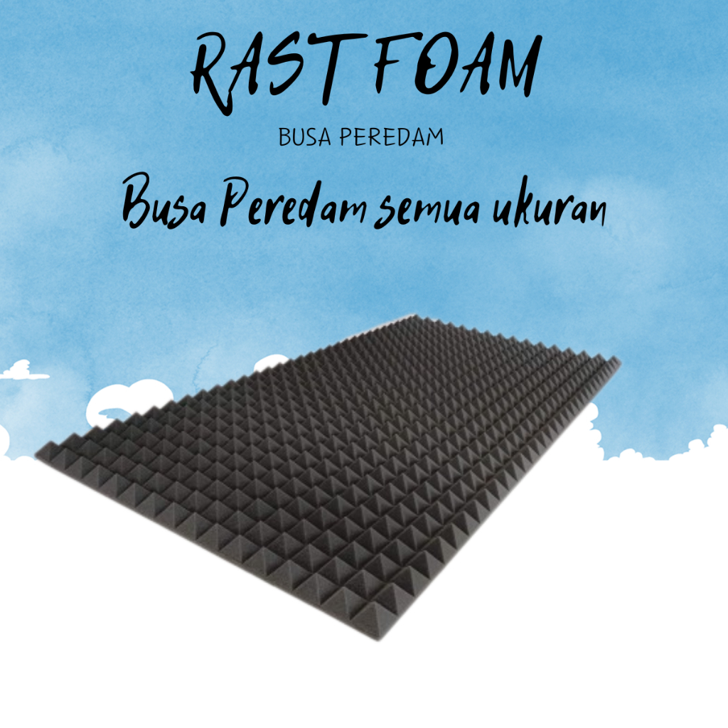 Jual Busa Peredam Suara Studio - Busa Pyramid Acoustik Foam Peredam ...