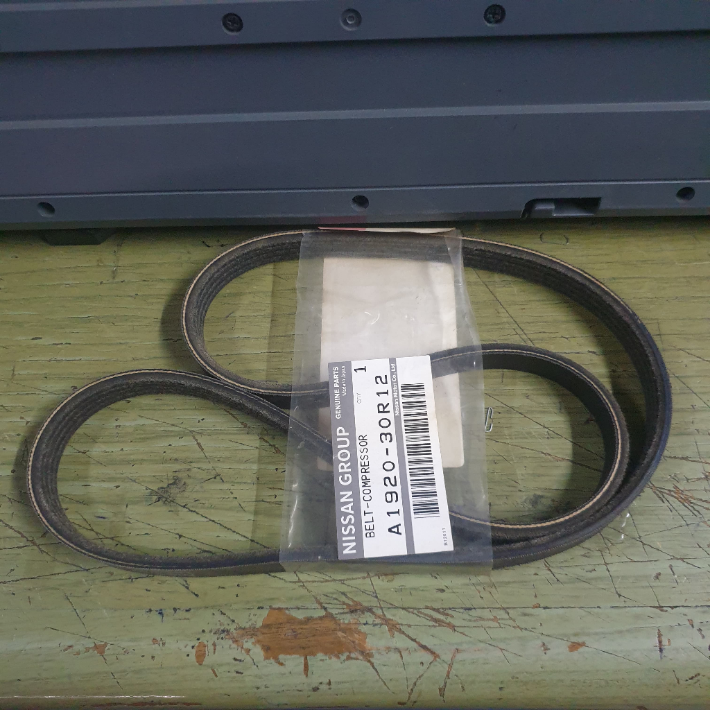 Jual FAN BELT AC COMPRESSOR NISSAN C23 A1920-30R12 ORIGINAL | Shopee ...