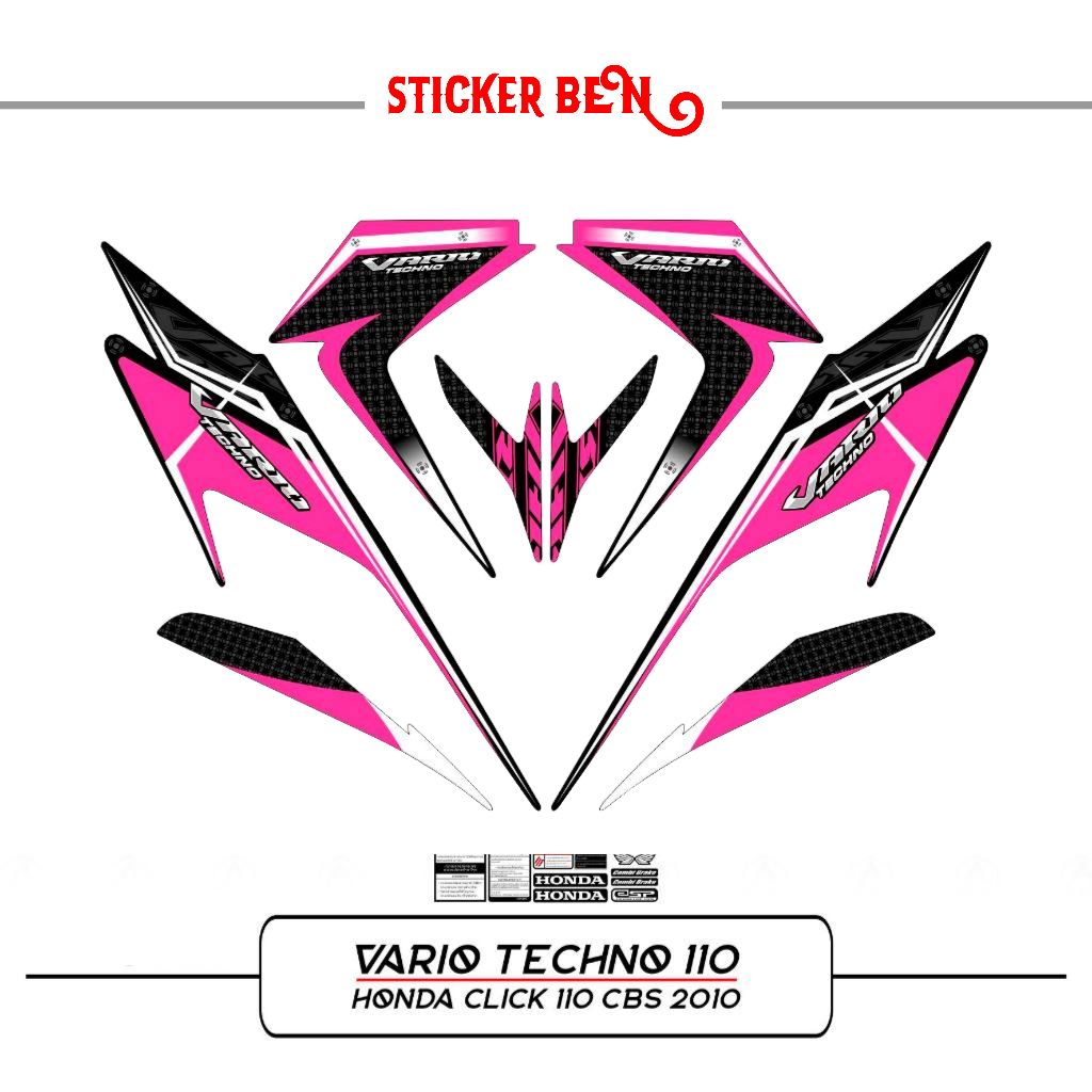 Jual STRIPING VARIO TECHNO 110 / 60 / STIKER VARIO / STICKER / VARIO ...