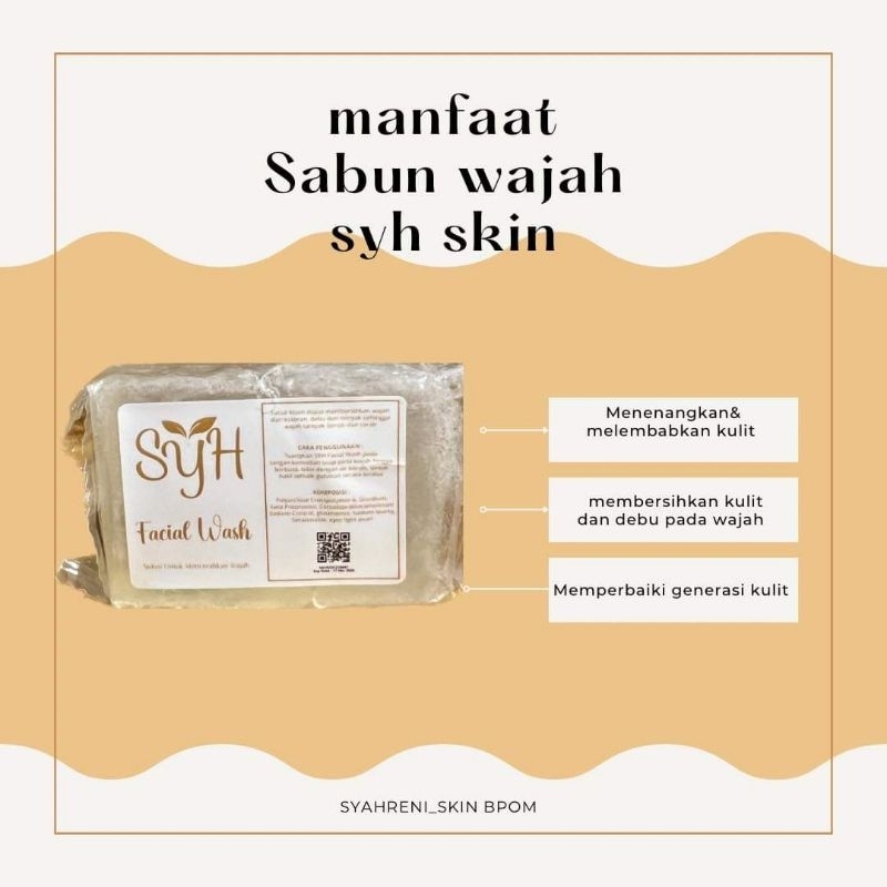 Jual Cod skincare syh skin eceran face wash skin syh paket lengkap ...