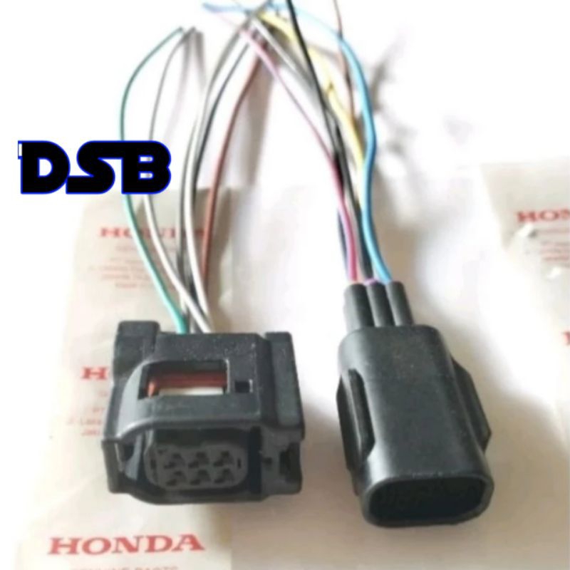 Jual Kabel soket sensor CKP pin 6 cowo cewe Honda Beat fi Beat pop ...