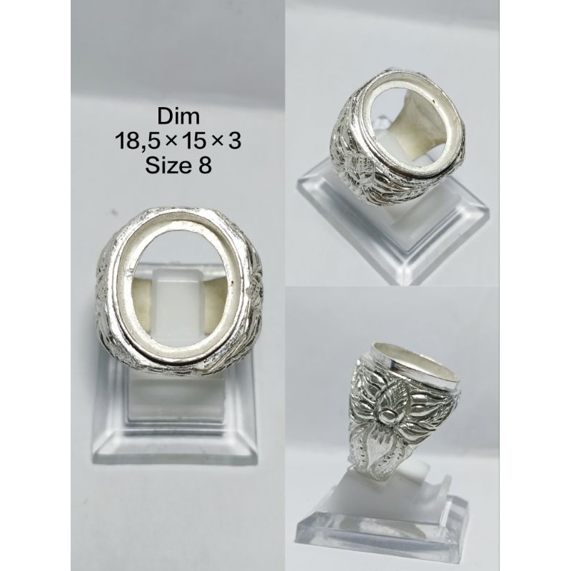 Jual Ring cincin/emban PERAK UKIR(12G) | Shopee Indonesia