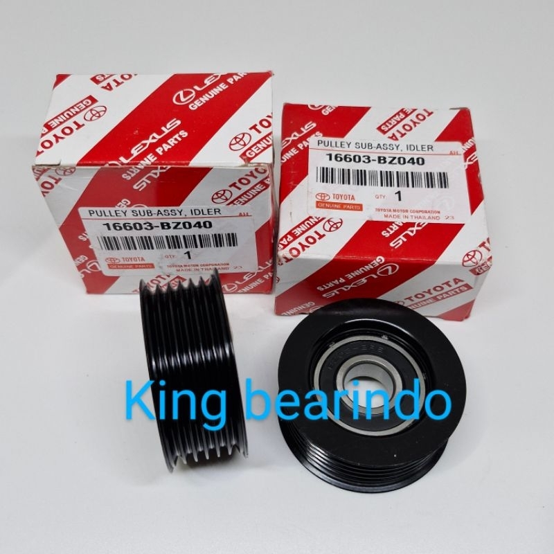 Jual BEARING PULLY PULLEY TENSIONER ALL NEW AVANZA RUSH NEW 16603-BZ040 ...