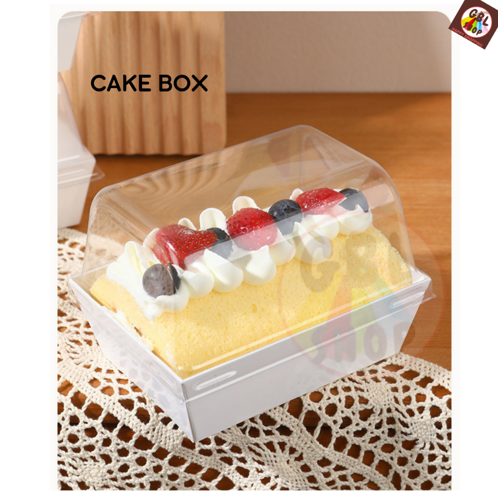 Jual Kotak Kue Bolu Roti Sandwich 10x7,5x9 Cake Box Craf Mika (10pcs ...