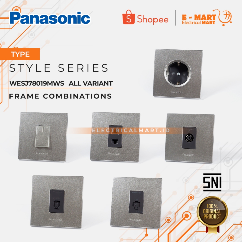 Jual Panasonic Saklar dan Stop Kontak Dinding Glow In the Dark WEJ ...