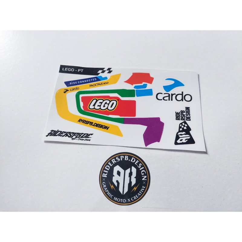 Jual LEGO PT - STICKER DECAL SKINCOVER GARSKIN INTERCOM CARDO PACKTALK ...