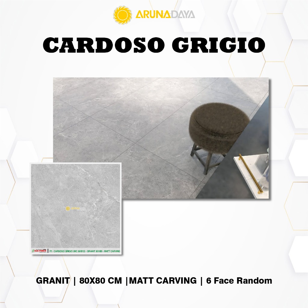 Jual LANTAI GRANIT MATT CARVING SUNPOWER - CARDOSO GRIGIO UKURAN ...