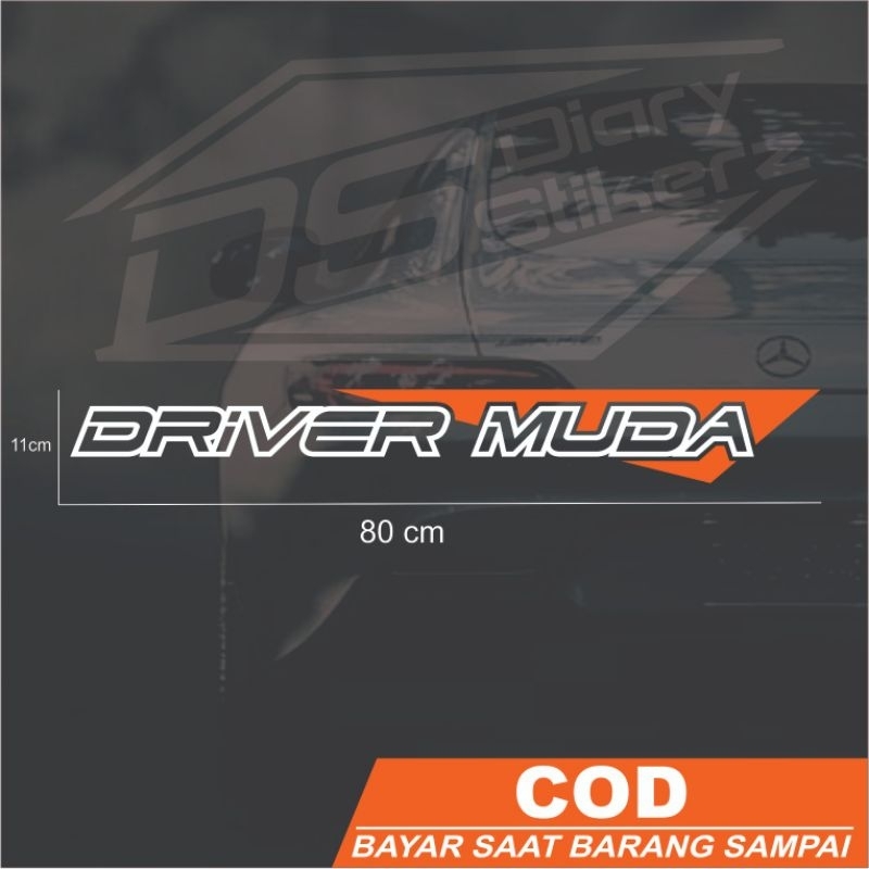 Jual stiker driver muda | cutting stiker murah | Shopee Indonesia