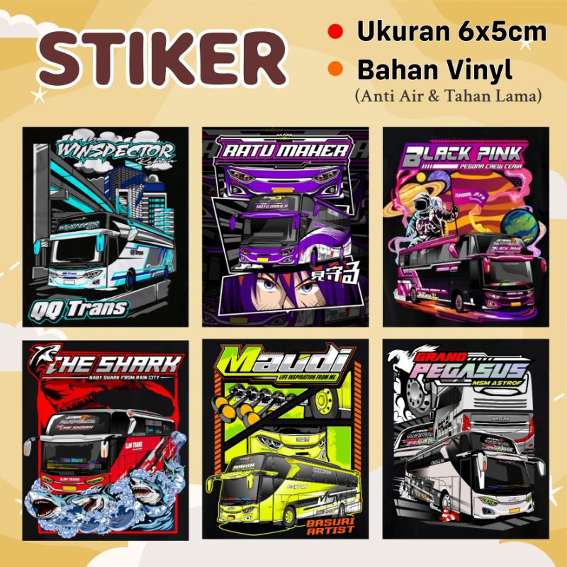 Jual STIKER BUS ORIGINAL (A) | Shopee Indonesia