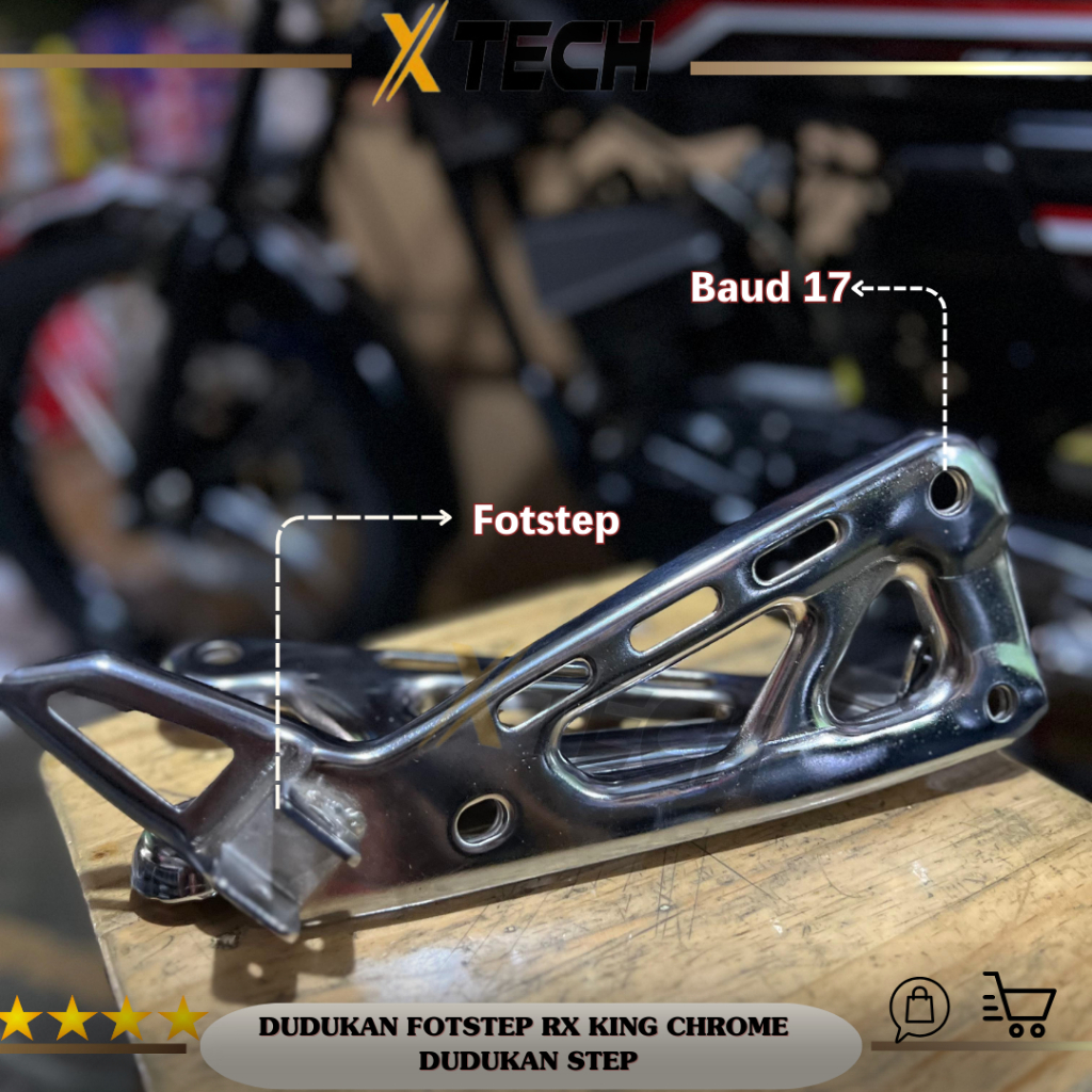 Jual DUDUKAN FOTSTEP RX KING CROM SE DUDUKAN STEP RX KING/STEP CHROM RX ...