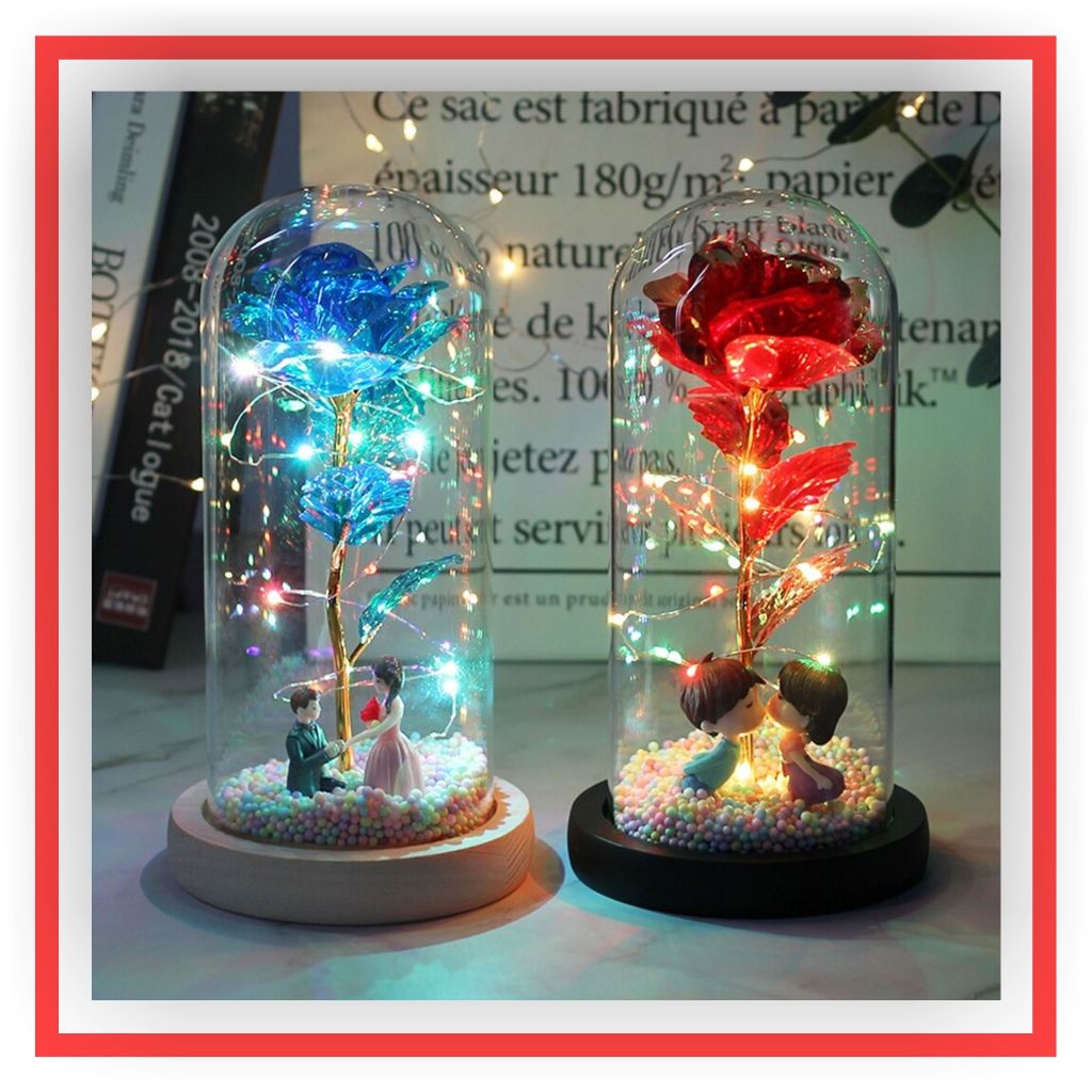 Jual [ PROMO ] Bunga Mawar Lampu LED Dekorasi Rumah Kamar Ruang Tamu ...