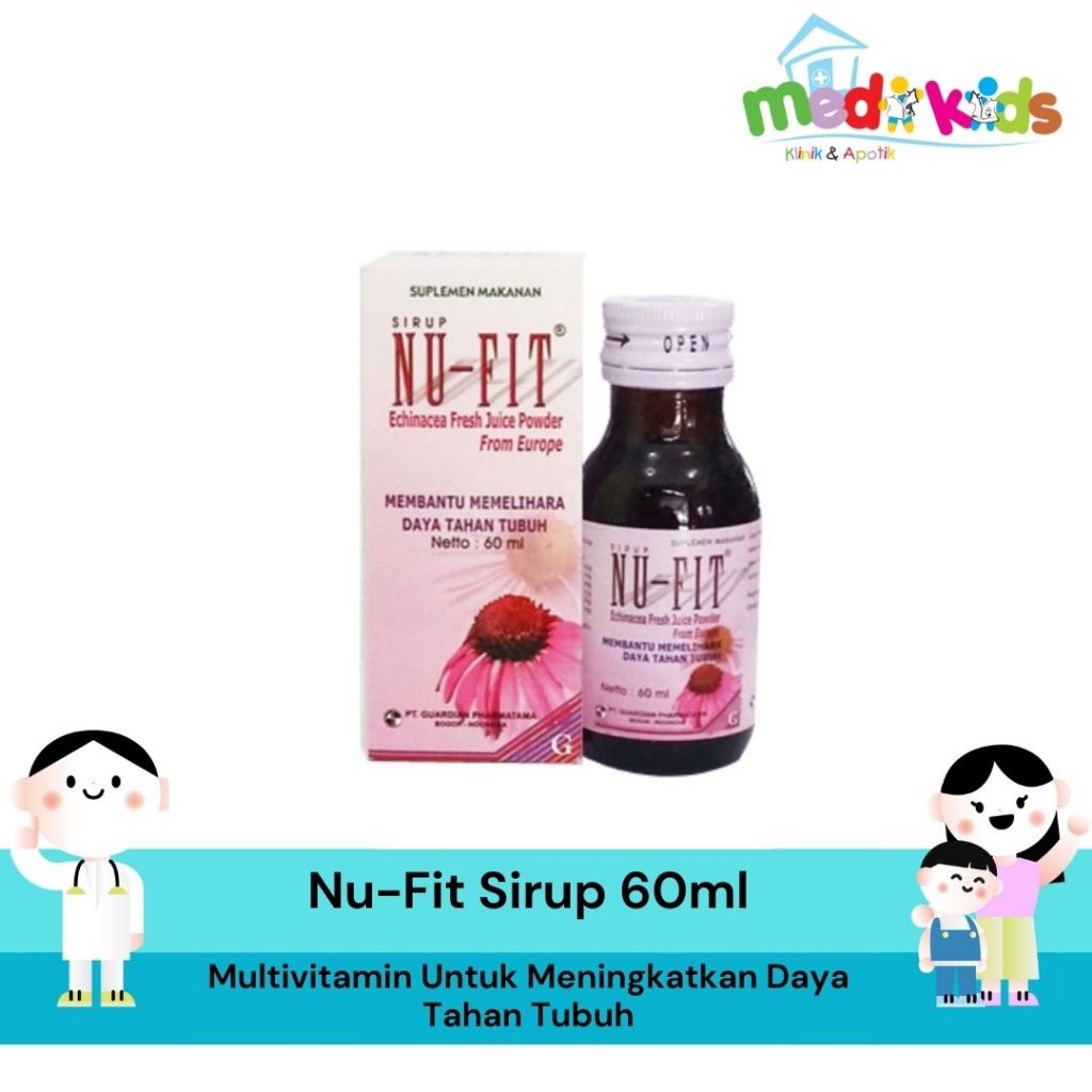 Jual NU FIT Nufit NU-FIT Sirup Syrup 60ml Vitamin Imun | Shopee Indonesia