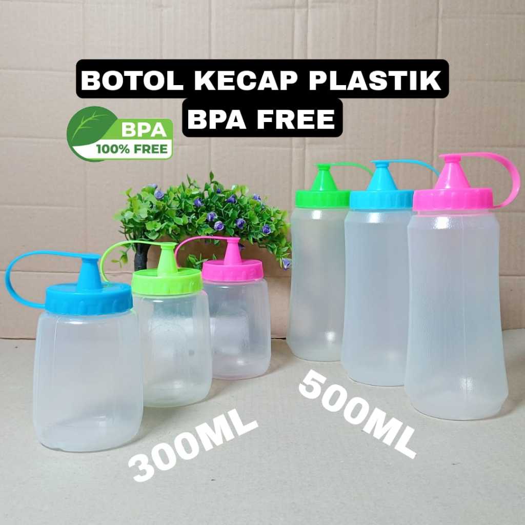 Jual SUNRISE - BOTOL KECAP 300ML 500ML BOTOL SAOS PLASTIK BPAFREE ...