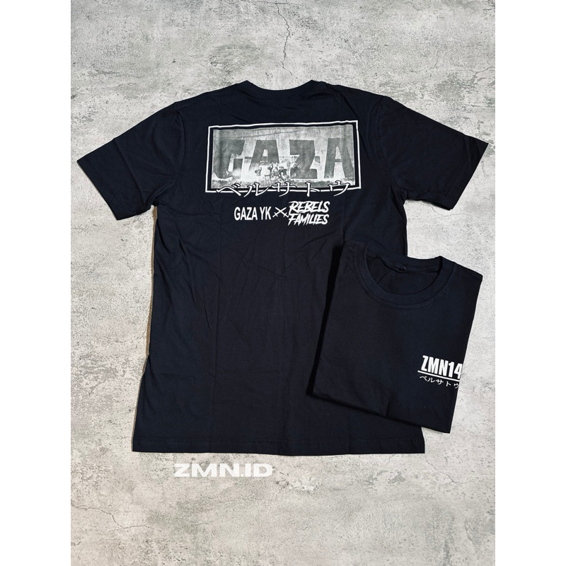 Jual T-shirt ZMN black 14.03 | Shopee Indonesia