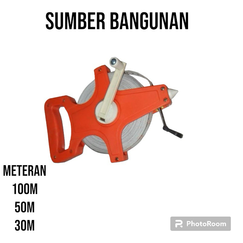 Jual METERAN TANAH / METERAN 100M, 50M, 30M / METERAN TANCAP | Shopee ...