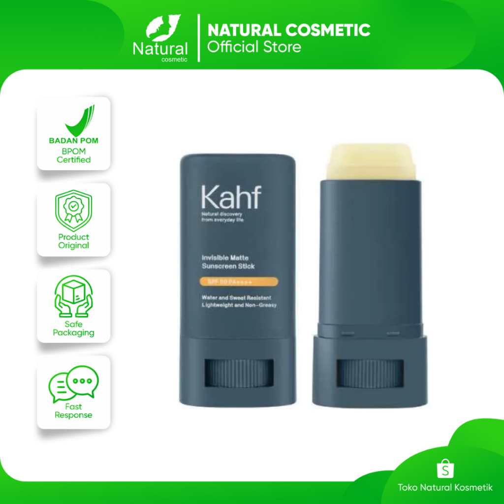 Jual Kahf Invisible Matte Sunscreen Stick SPF 50 PA++++ 22 g | Shopee ...