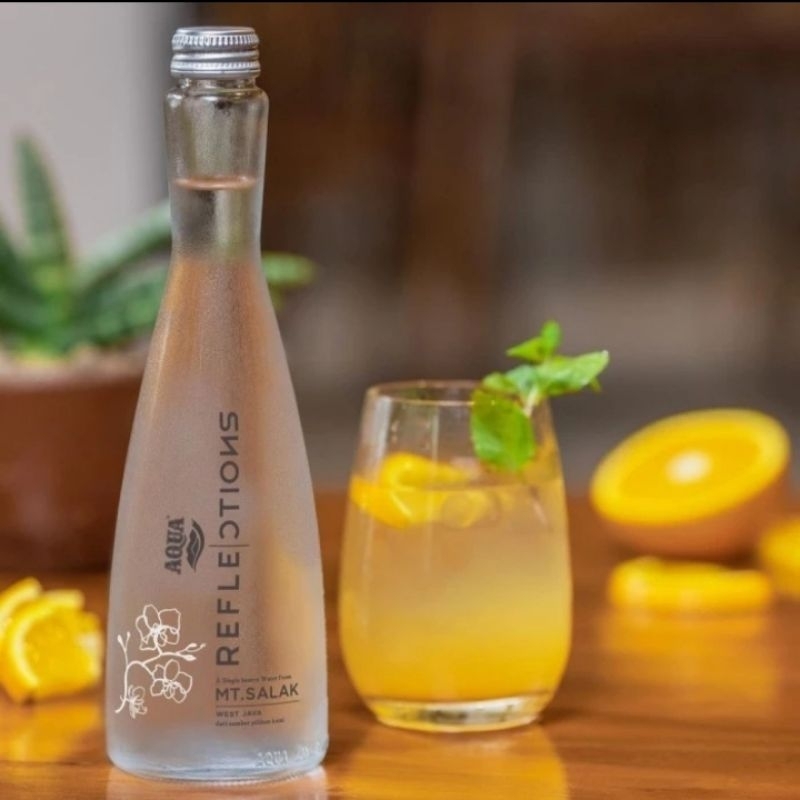 Jual Aqua Reflection Mineral Water (380ml x 12 Botol) | Shopee Indonesia
