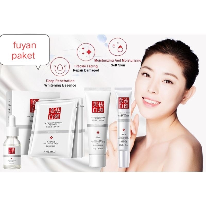 Jual Fuyan Whitening Set 4in1 Paket Perawatan Whitening-Whitening ...