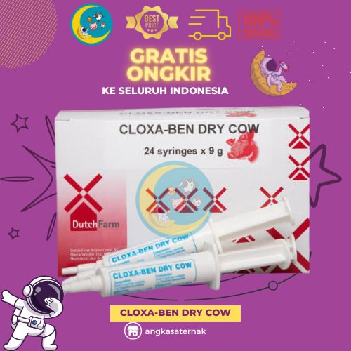 Jual CLOXA - BEN DRY COW, Obat kering Kandang, antibiotik mastitis ...