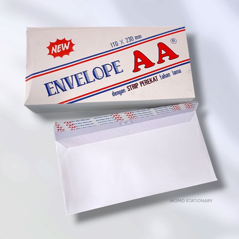 Jual Amplop putih AA panjang / amplop polos No. 90 (100 lembar ...