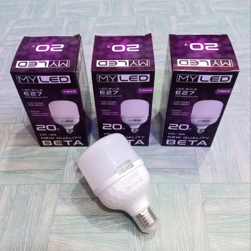 Jual Lampu Led T Bulb Garansi Myled Beta 20 Watt | Shopee Indonesia