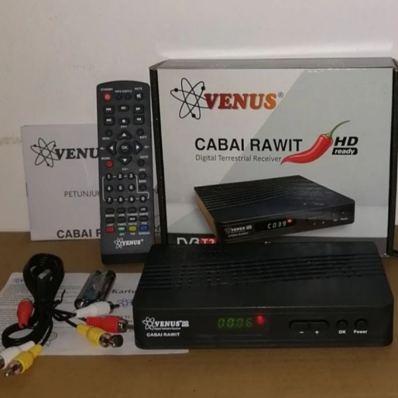 Jual SET TOP BOX TV DIGITAL VENUS CABAI RAWIT T2 | Shopee Indonesia