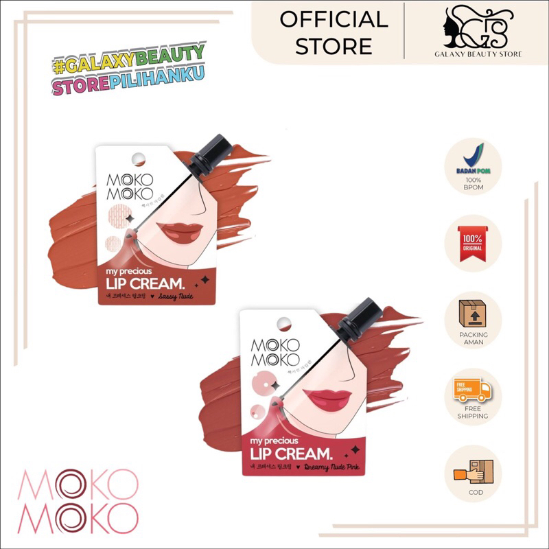 Jual MOKO MOKO My Precious Lip Cream Sachet | Shopee Indonesia