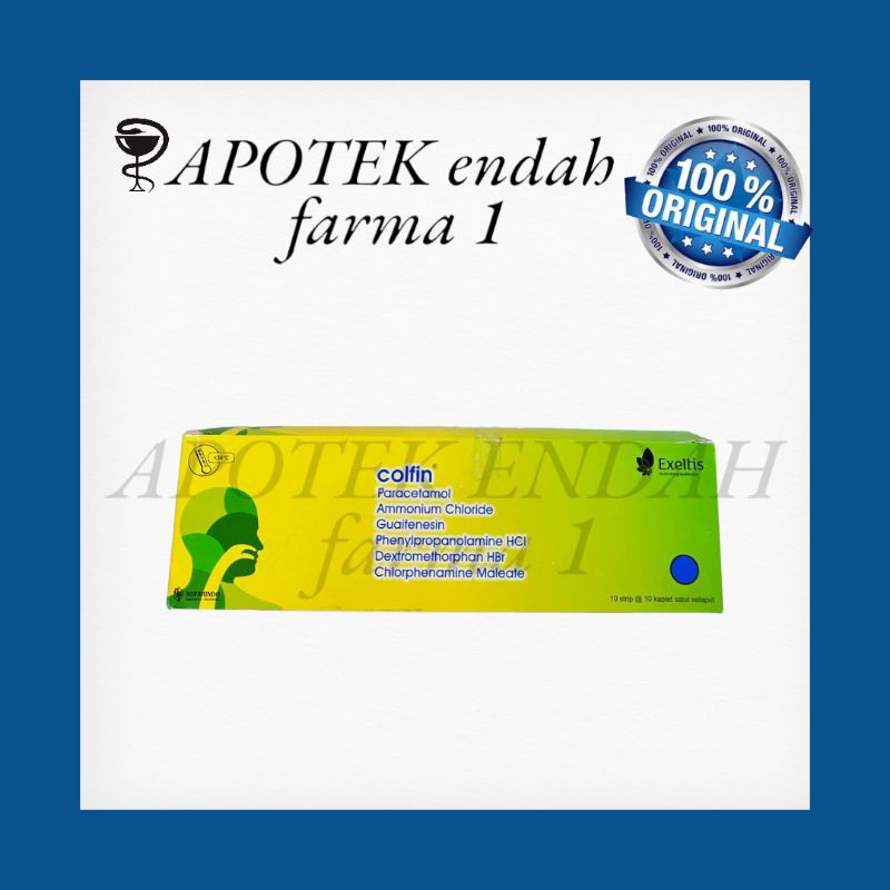 Jual COLFIN TABLET PERBOX isi 10 lembar obat demam batuk pilek | Shopee ...