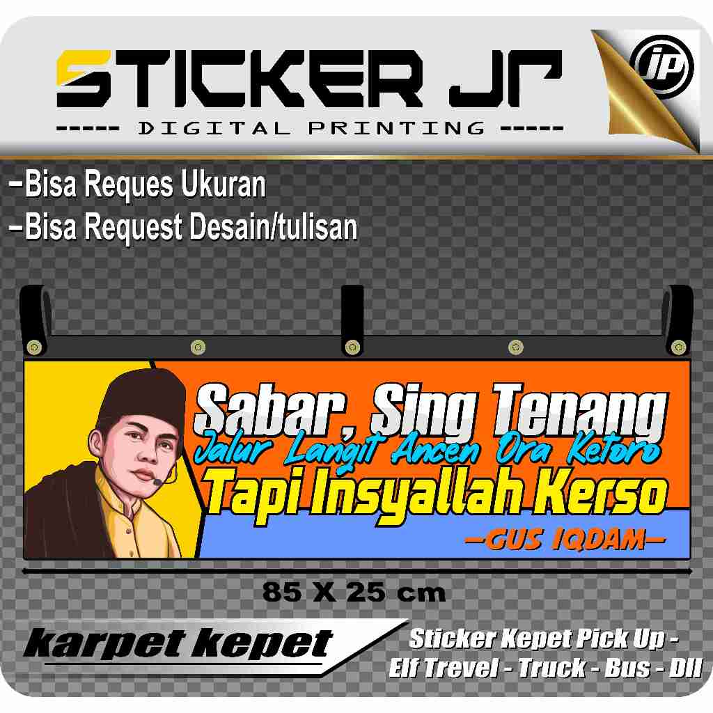 Jual Sticker Karpet Kepet Mobil Pick Up L300, Truck, Bus, Grandmax Dll ...