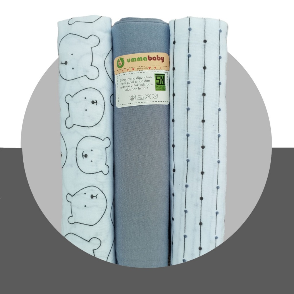 Jual ummababyshop 3pcs Bedong Bayi Polos Motif Lucu SNI 110x90 Lembut ... Jual ummababyshop 3pcs Bedong Bayi Polos Motif Lucu SNI 110x90 Lembut ...