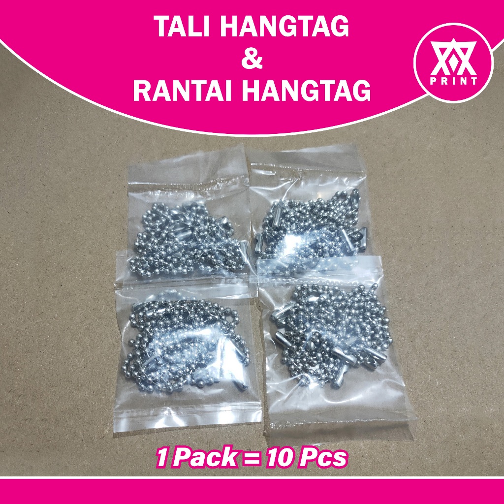 Jual Rantai Hangtag Tali Hangtag Rantai Biji Lada Tali Loop Pin Tali Lock Pin Benang