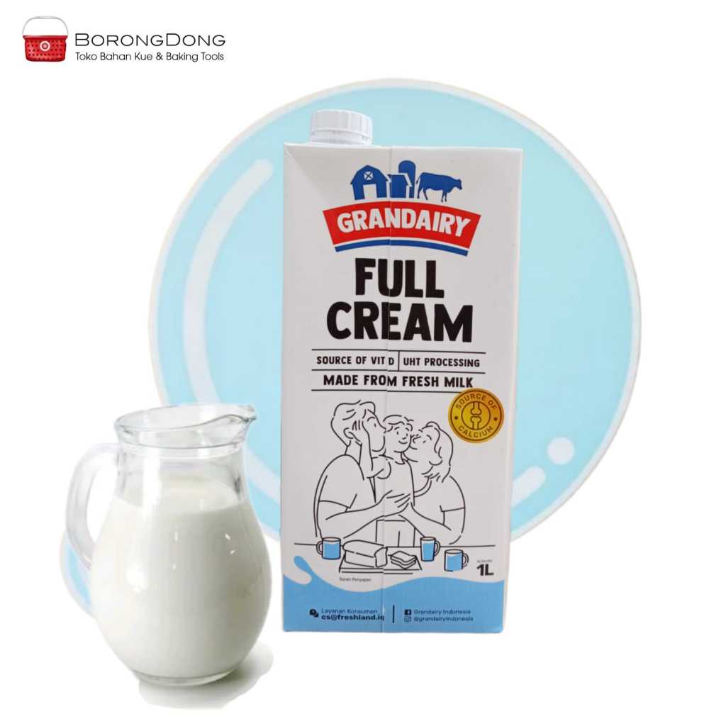 Jual Grandairy Susu UHT Full Cream 1 Liter | Shopee Indonesia