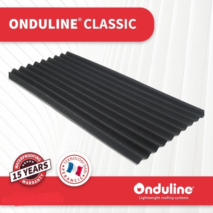 Jual Onduline Genteng Atap Bitumen Onduline Clasic 200x95cm / surabaya ...