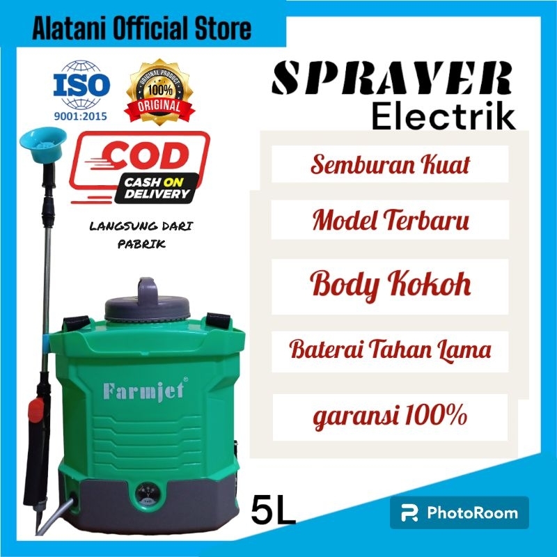 Jual POMPA SPRAYER ELEKTRIK 5LITER(644) | Shopee Indonesia