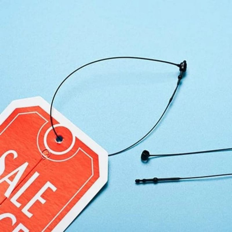 Jual (50pcs) tali hangtag loop pin tali hang tag label harga warna ...