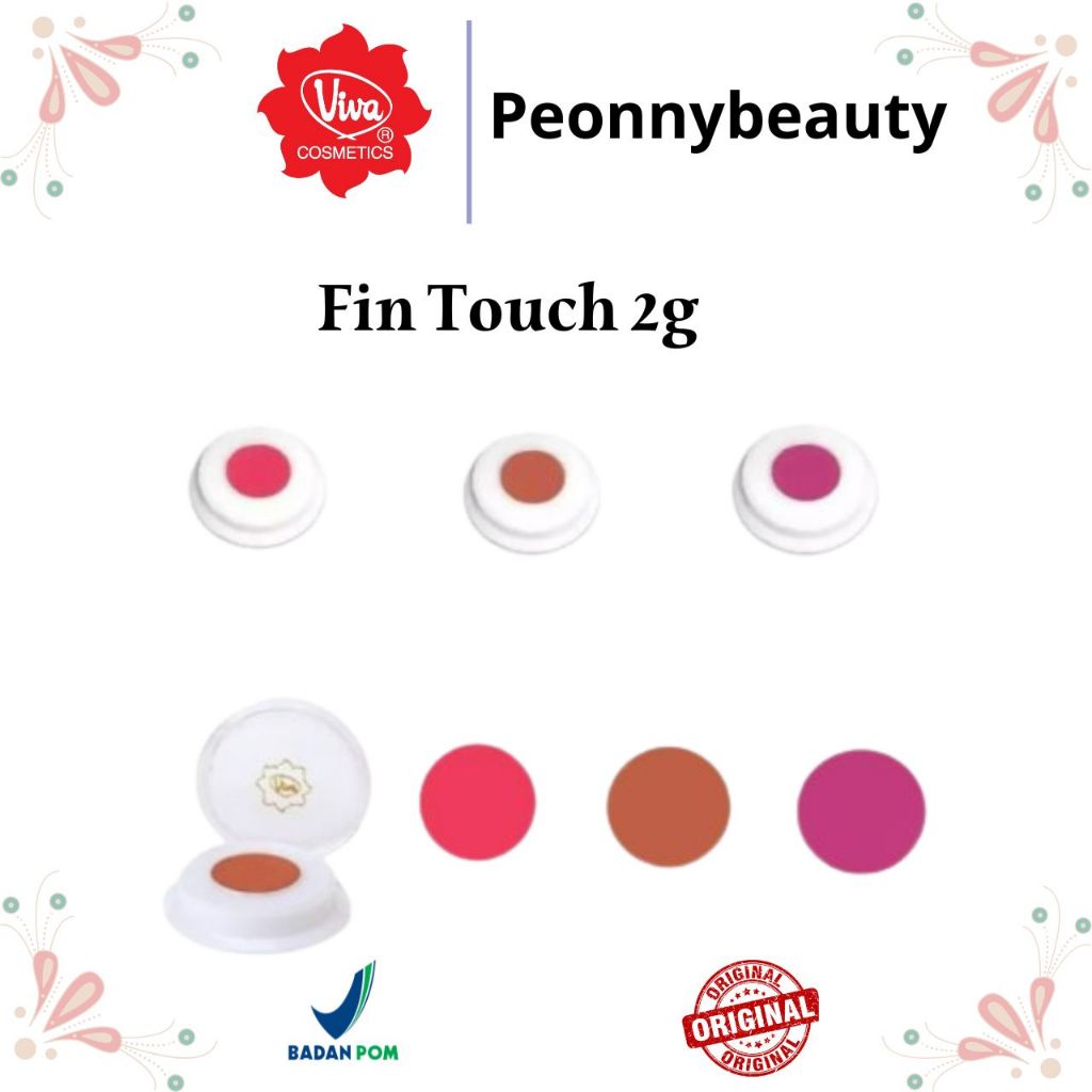 Jual VIVA Fin Touch 2gr tersedia 3 warna (3,4,5) | Blush On | Pemulas ...
