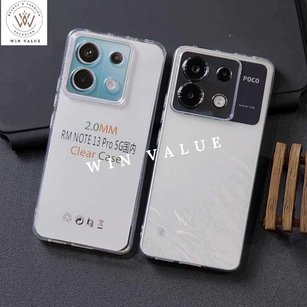 Jual Poco X6 5G Pocophone F2 Clear Case Bening 2.0mm Softcase clear case Poco X6 5G Pocophone F2 ...
