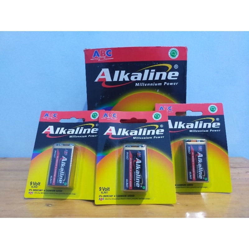 Jual Baterai ABC Alkaline 9 Volt 6LR61 | Shopee Indonesia