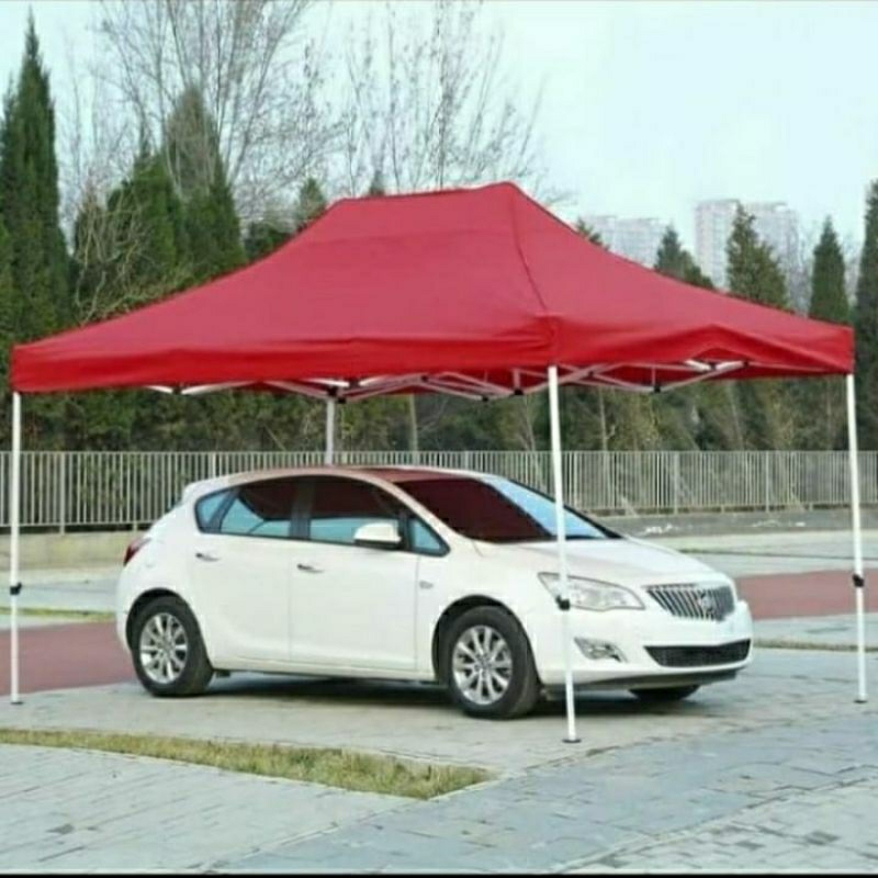 Jual Tenda lipat premium ukuran 3,45x3,45 bahan atap tebal sudah ...