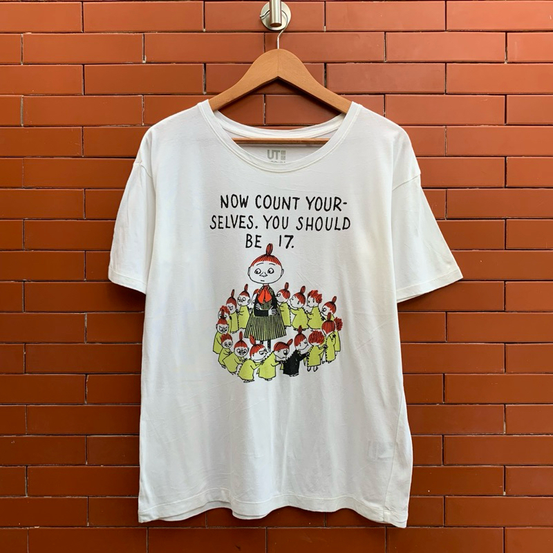 Jual Uniqlo x moomin tee broken white | Shopee Indonesia