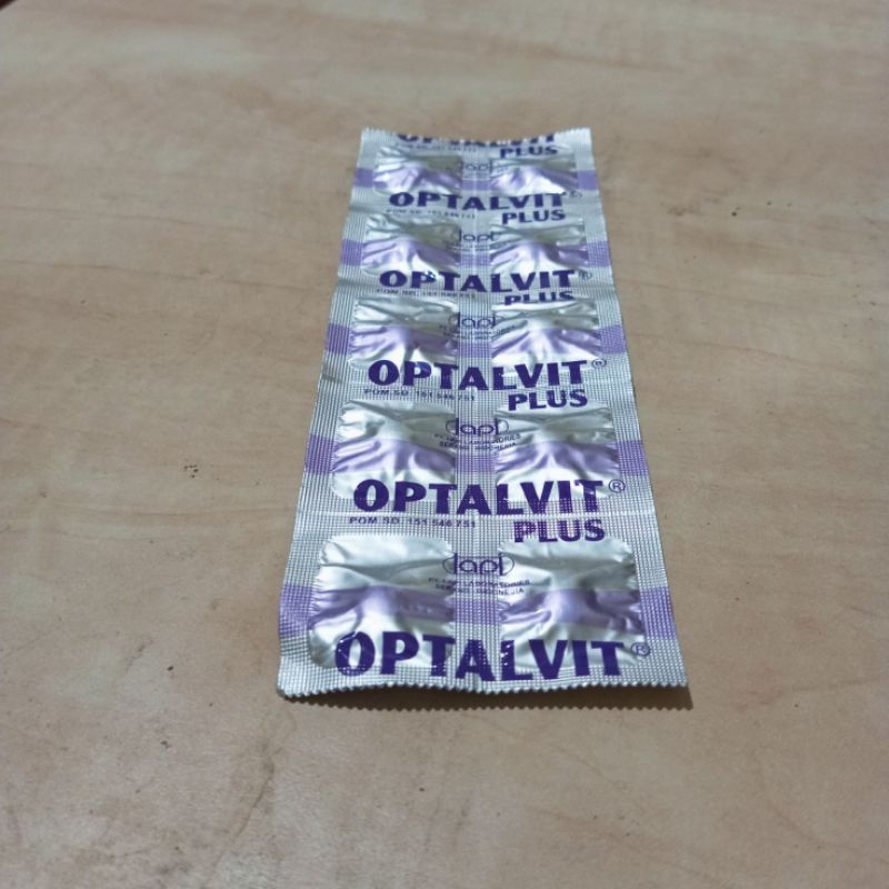 Jual optalvit plus strip 10 tablet original | Shopee Indonesia