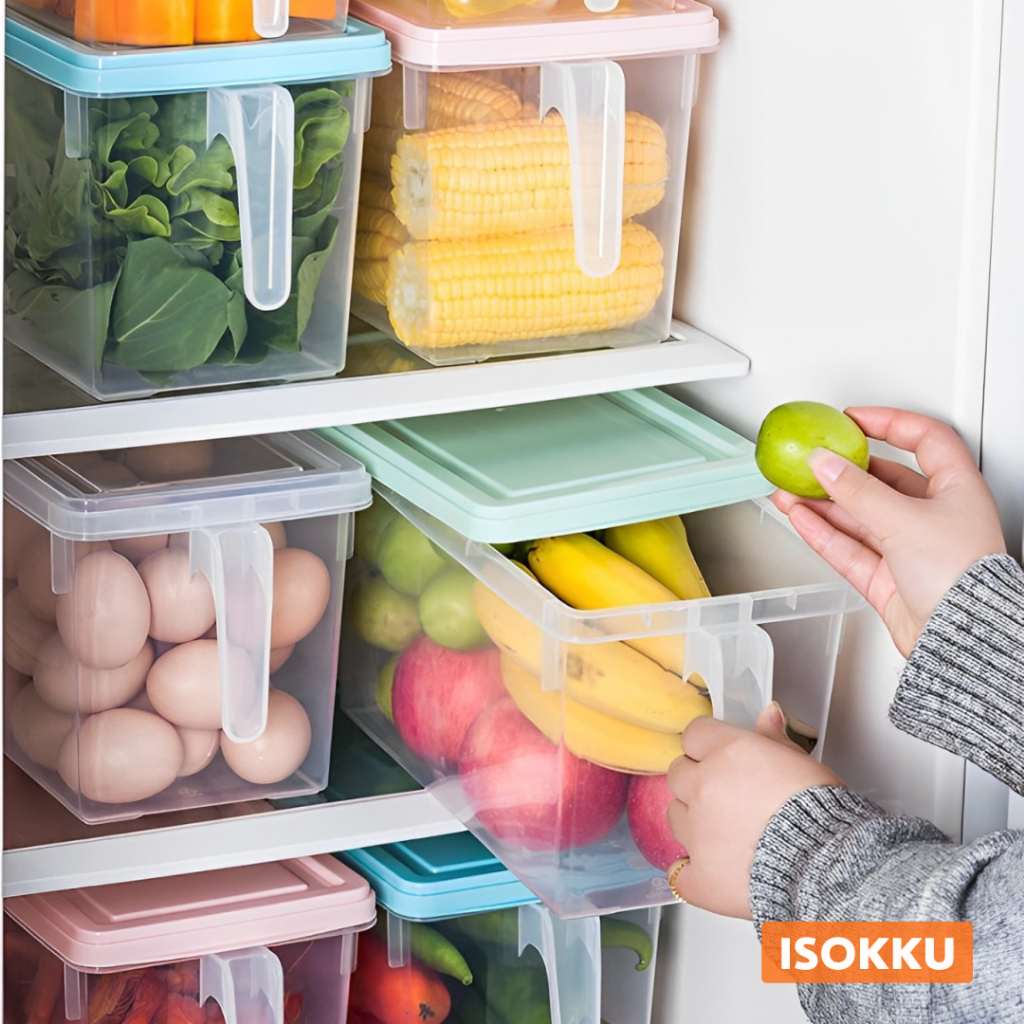 Jual Kotak Kontainer Makanan Kulkas Kitchen Storage Food Box 31x15 ...