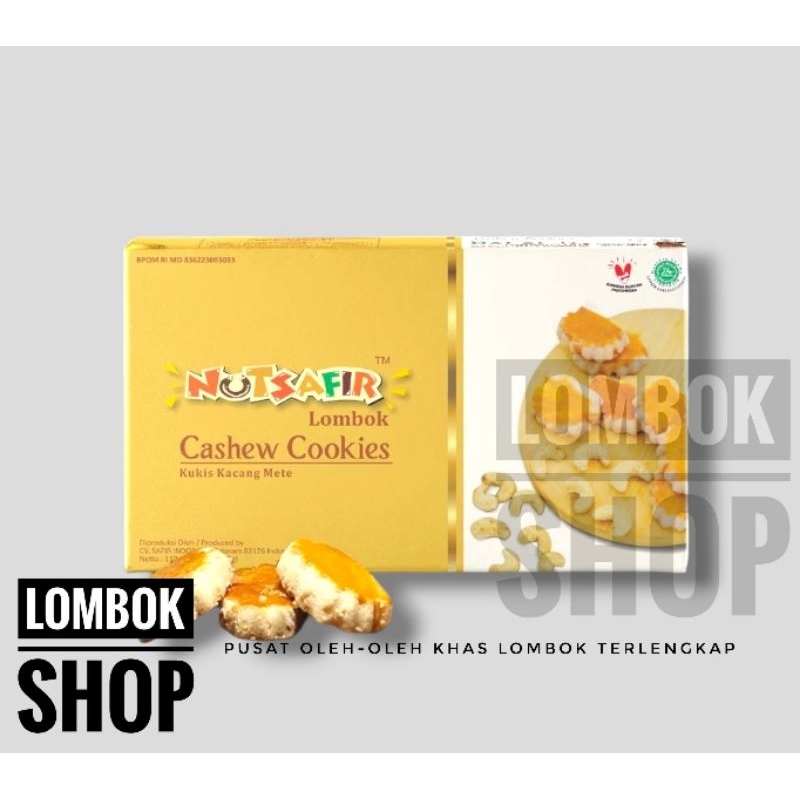 Jual Kue Kacang Mete Nutsafir Cookies Khas Lombok | Shopee Indonesia