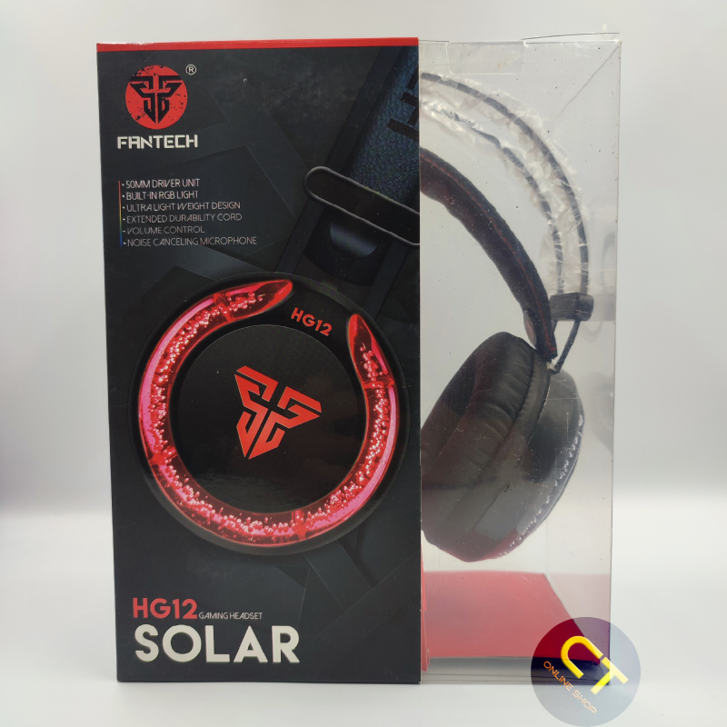 Jual FANTECH SOLAR HG12 Headset Headphone Wired Gaming RGB Light ...